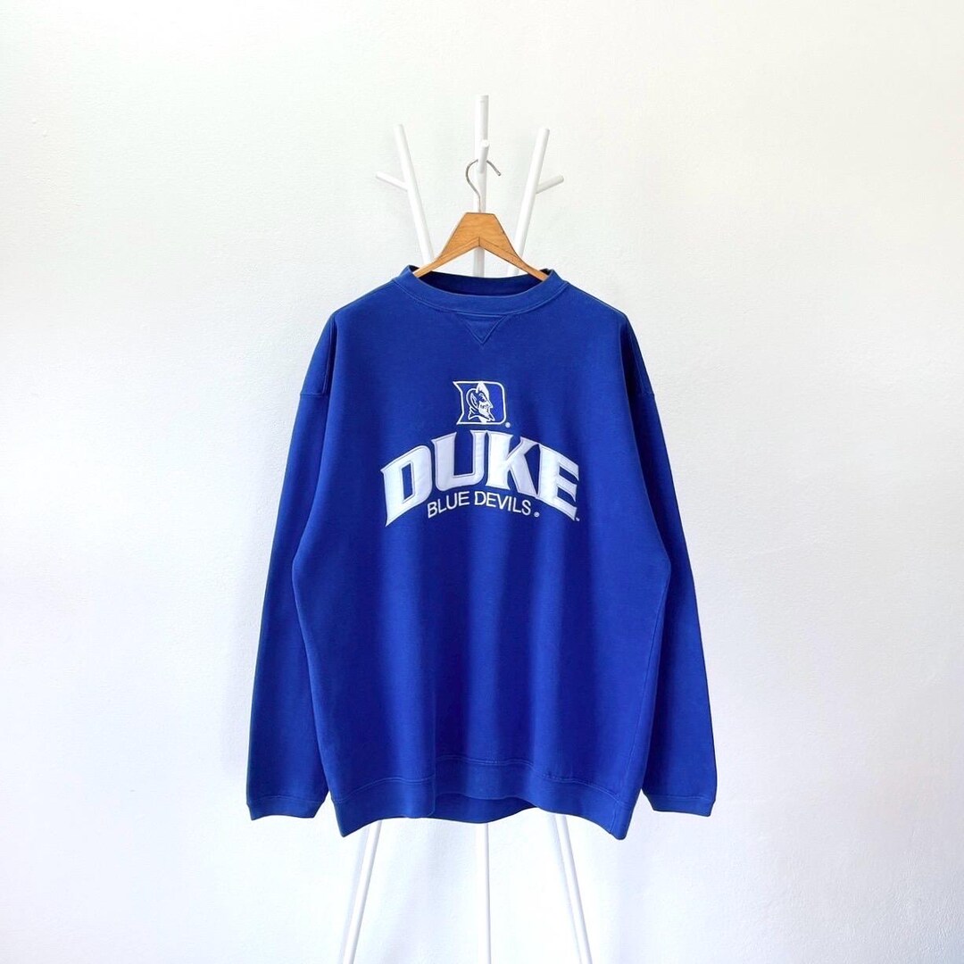 00s Duke University Blue Devils Sweatshirt/ XL - Etsy
