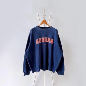 90s Nike X Auburn University Tigers Sweatshirt/ XL - Etsy