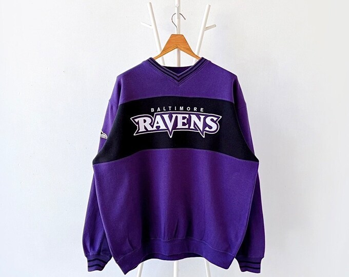 Vintage Baltimore Ravens NFL Sweatshirt/ L - Etsy