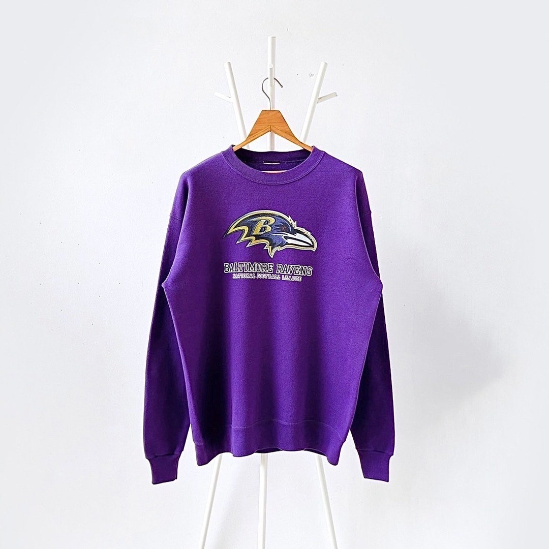 Vintage Baltimore Ravens NFL Sweatshirt/ L - Etsy