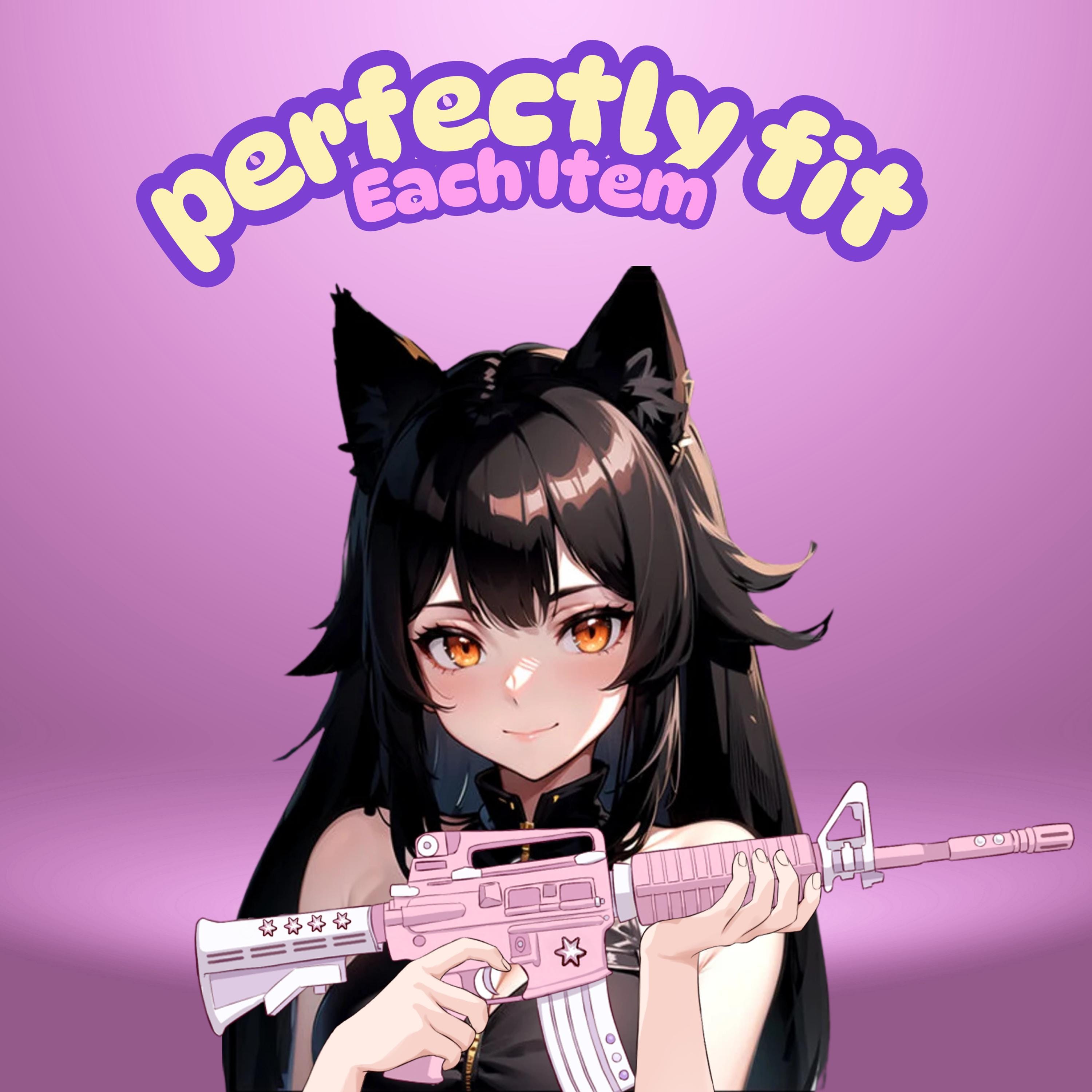 Vtuber Gun Assets – 5 Skin Tones + 3 Aesthetic Gun Designs ...