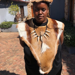 Zulu Royalty Chestguard and Umqhele Headband Set – 100% Authentic ...