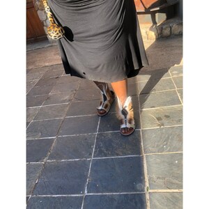 Brown Authentic Zulu Imbadada Sandals Made From Genuine Springbok Hide ...