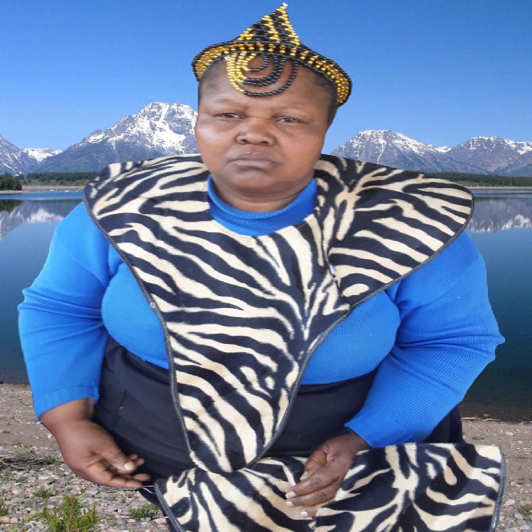 2 in 1 Handmade African Zulu Beaded Headband With Zulu Chest - Etsy