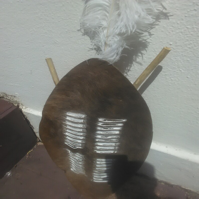 African Zulu Traditional Cultural Shield African Warrior Hat - Etsy