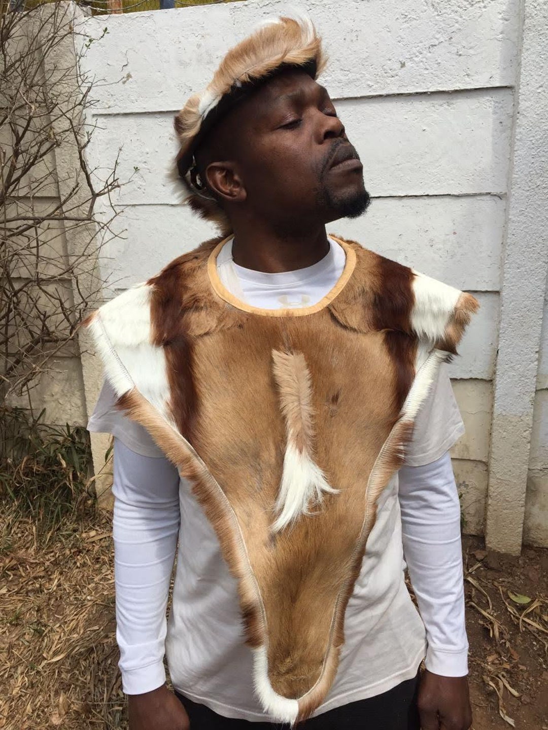 Zulu Royalty Chestguard and Umqhele Headband Set – 100% Authentic ...