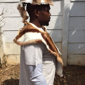 Zulu Royalty Chestguard and Umqhele Headband Set – 100% Authentic ...