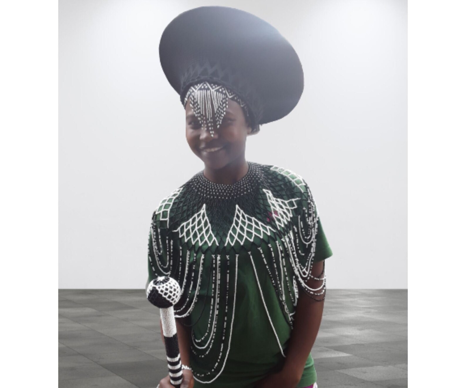 5 in 1 Large Zulu Hat| African Hat| Isicholo| African Bucket Hat |black ...