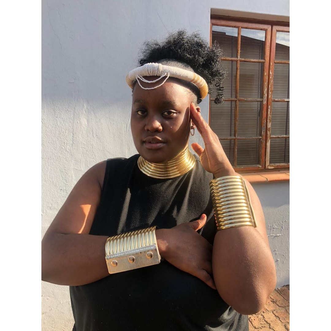 3 in 1 Traditional African Ndebele Neck Chokers, African Traditional ...