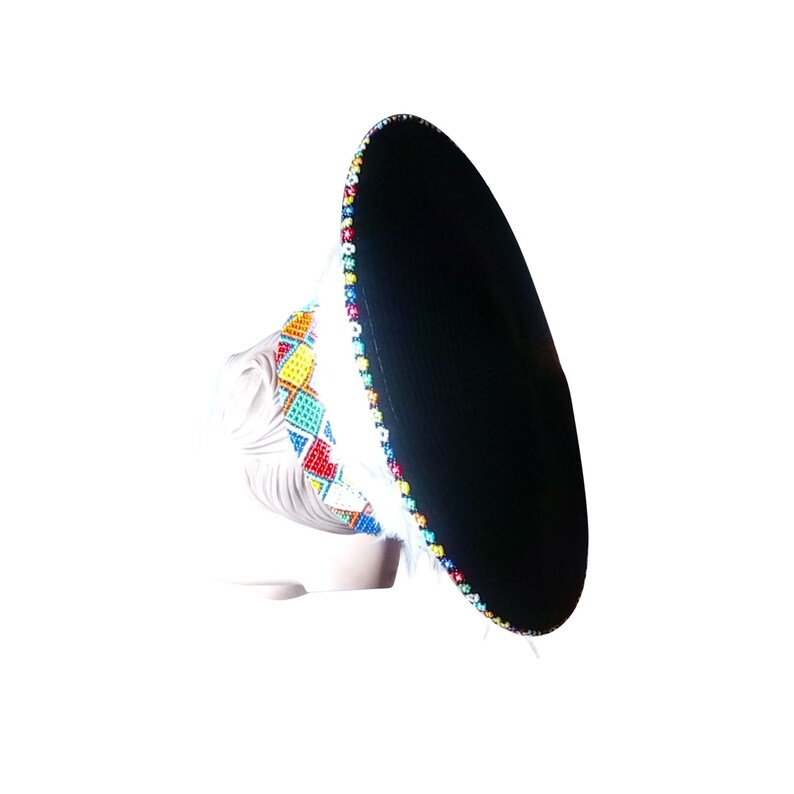 Large Zulu Hat African Hat Isicholo African Bucket Hat - Etsy