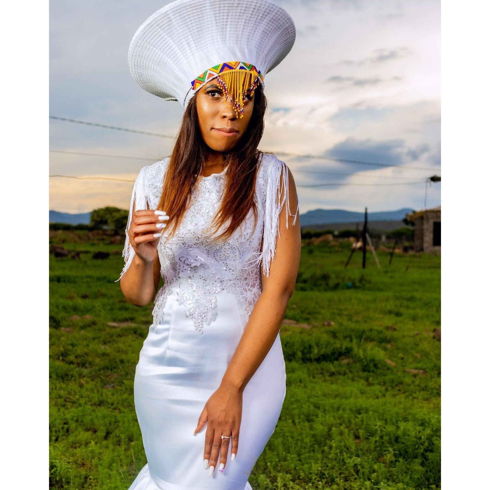 Large Zulu Hat African Hat Isicholo African Bucket Hat Etsy
