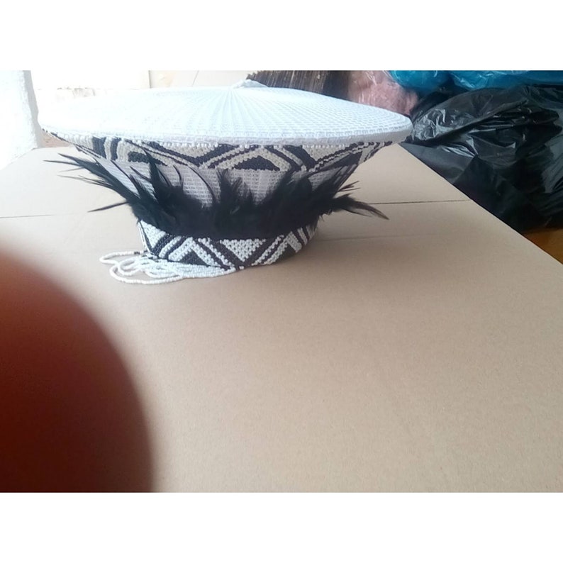 Large Zulu Hat African Hat Isicholo African Bucket Hat Etsy