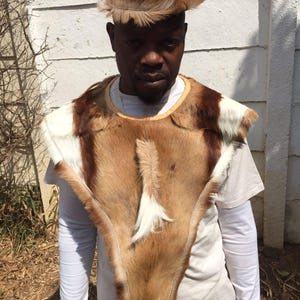 Zulu Royalty Chestguard and Umqhele Headband Set – 100% Authentic ...