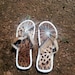 Leopard Print Authentic Zulu Imbadada Sandals Made From Springbok Hide ...