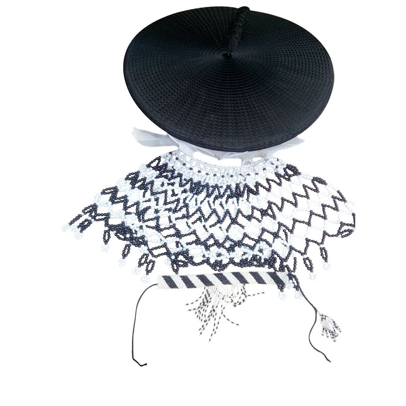 Large Zulu Hat African Hat Isicholo African Bucket Hat Etsy