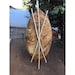 XXL 145cm Black and White Zulu Shield | Traditional African Warrior ...