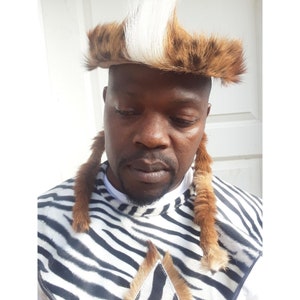 Royalty Umqhele Zulu African Ethnic Hat for Men, African Ethnic Hat ...