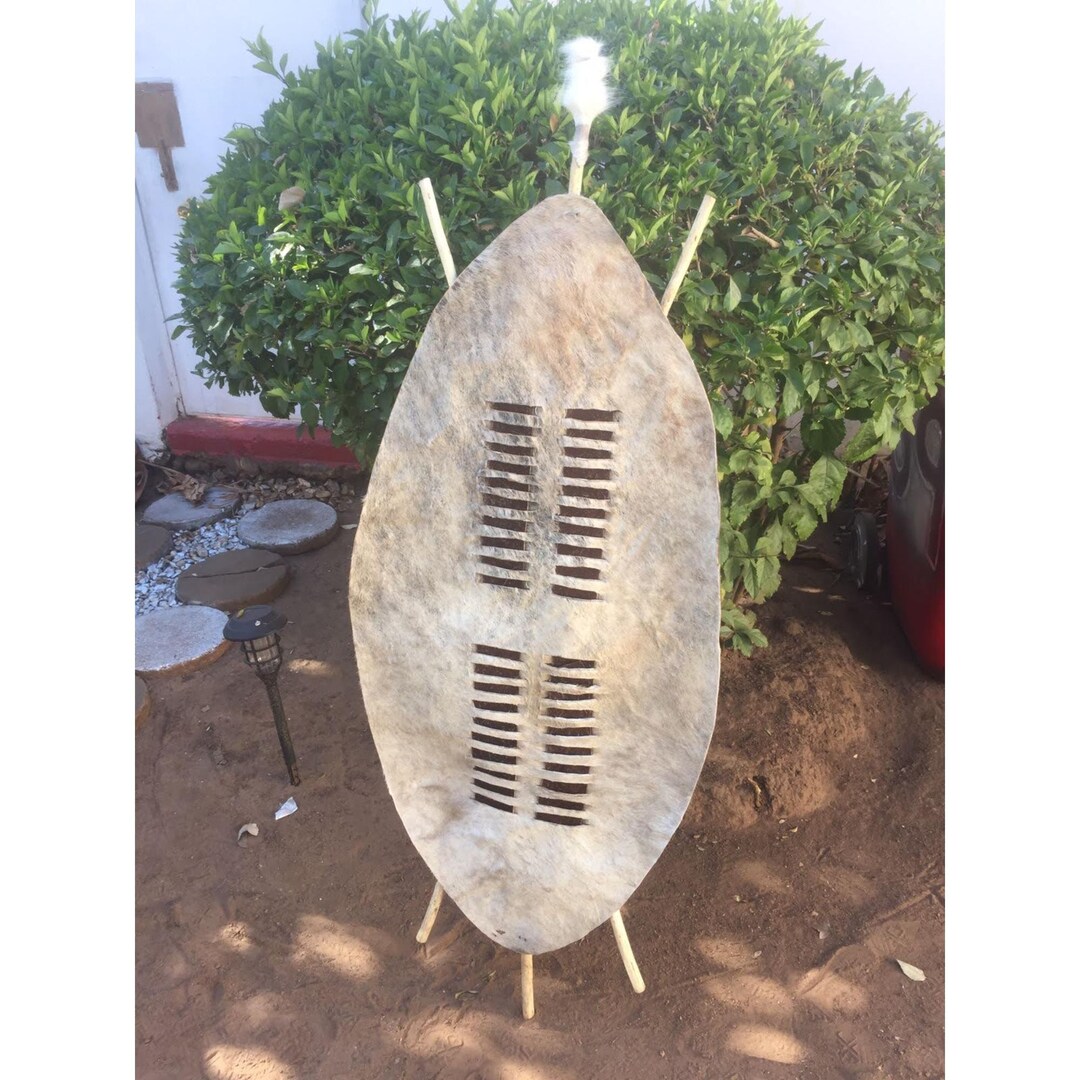 Authentic XL Zulu Shield Handcrafted African Warrior Shield Unique ...