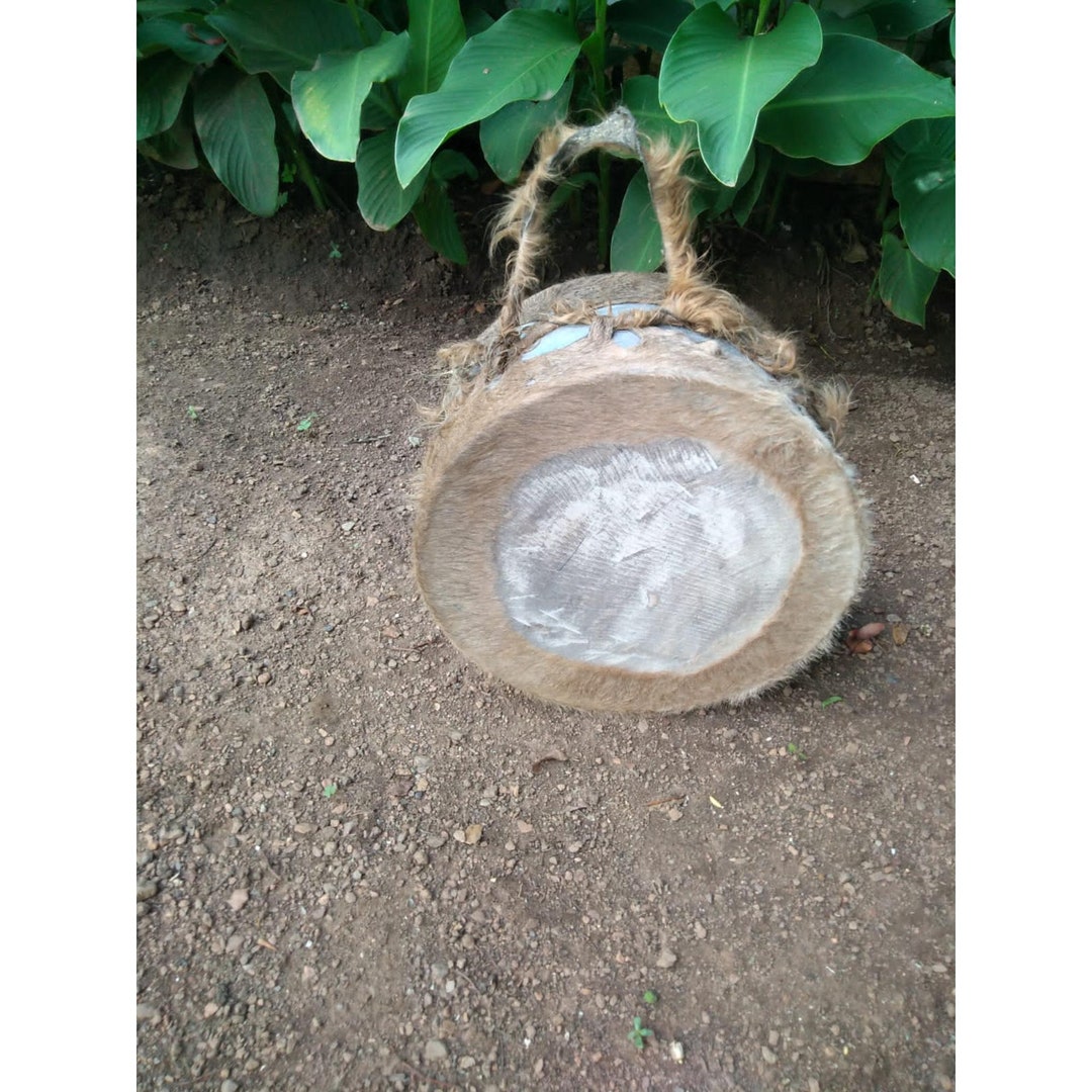 Large Zulu Drum Authentic Cowhide African Drums/ African Musical Instrument Handmade & Fair ...