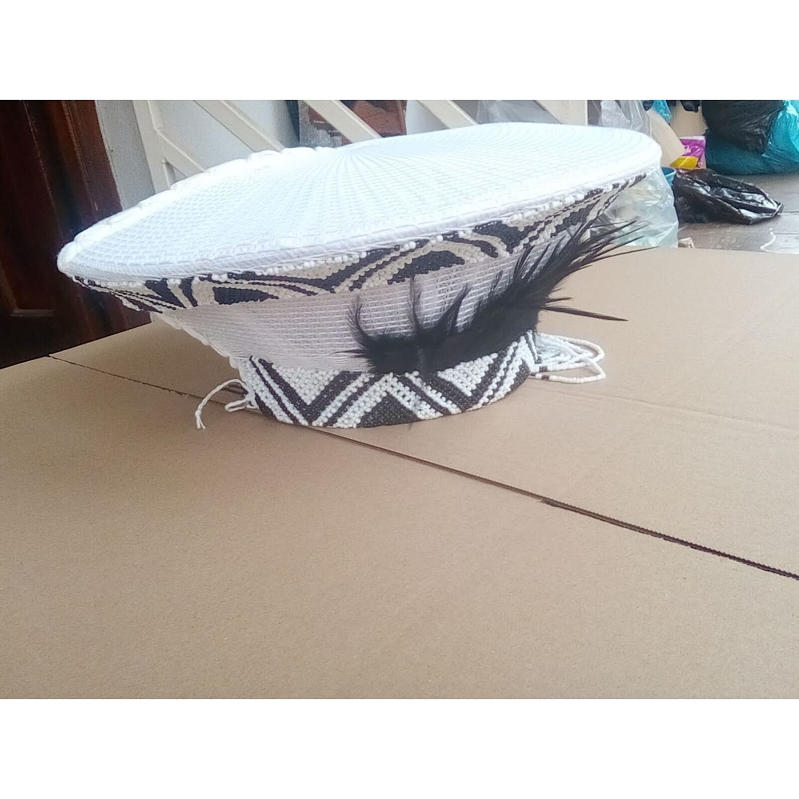 Large Zulu Hat African Hat Isicholo African Bucket Hat Etsy