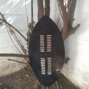 Authentic Extra Large Zulu Shield Handcrafted African Warrior Shield ...