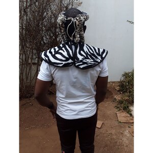 Black and White Zulu Mbata Umqhele Zulu Ceremony Wedding Attire for ...