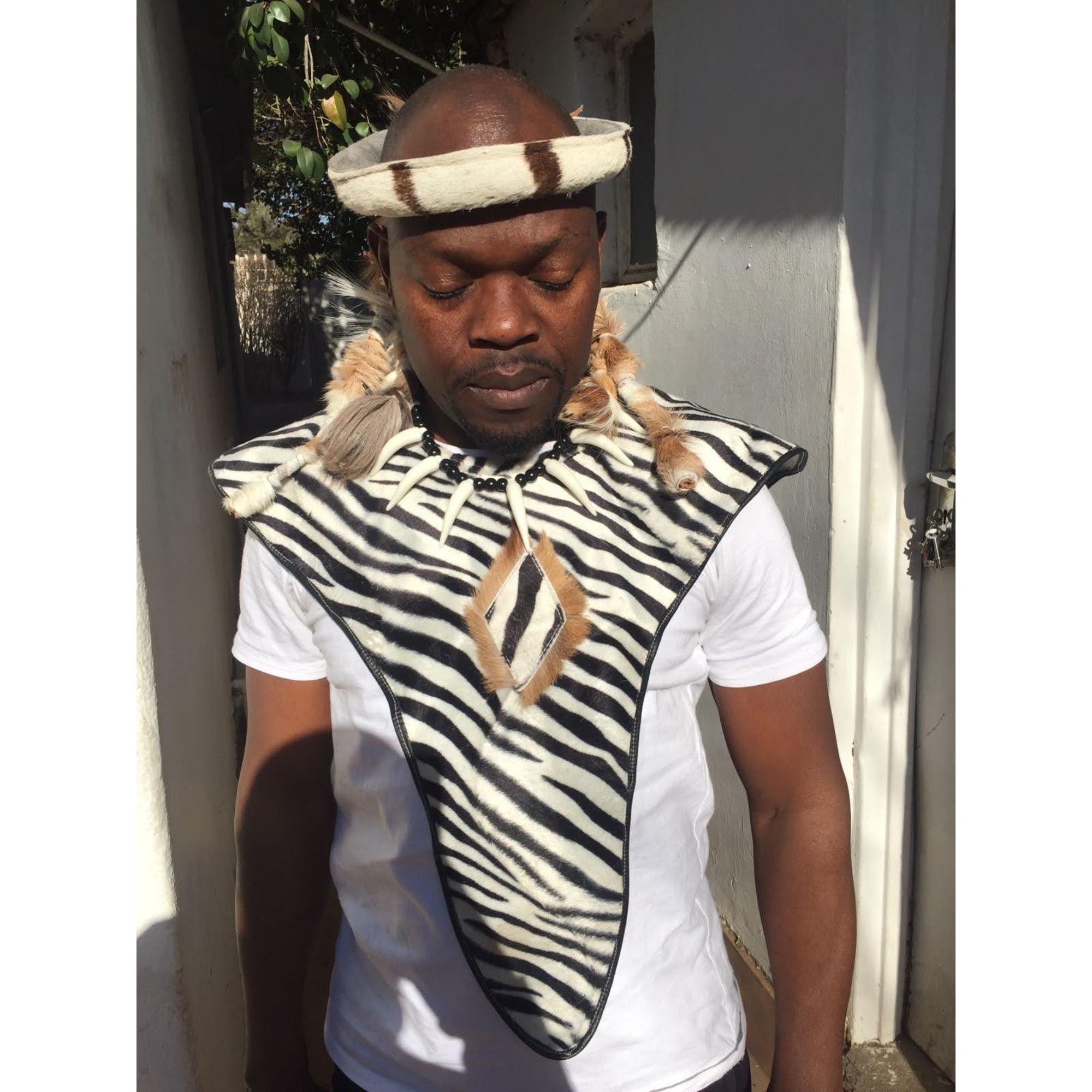 3 in 1 White and Black Zulu Umgexo Umqhele Mbata Shaka Zulu Ceremony ...