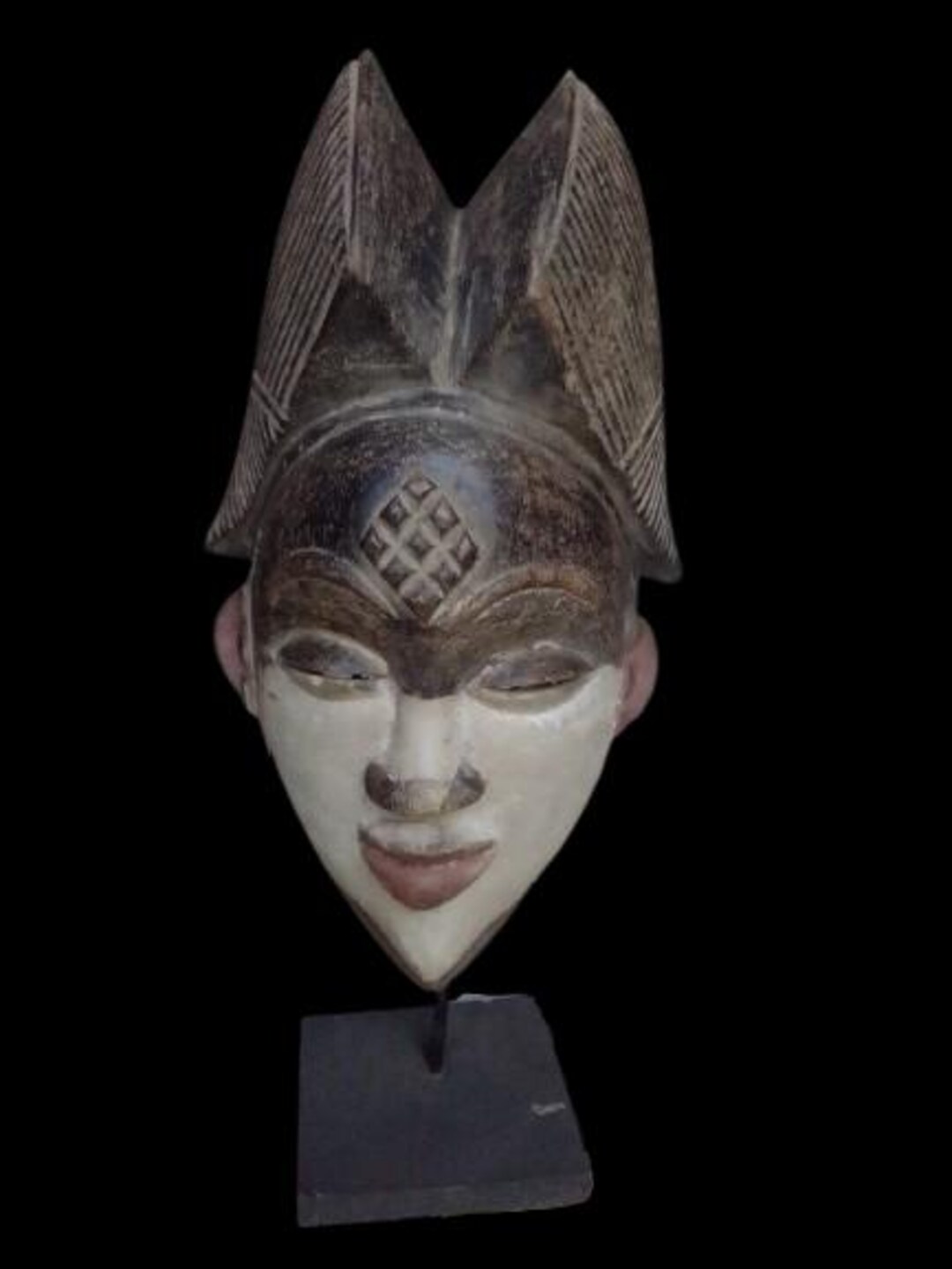 Hand-carved Tikar Tribal Mask From Cameroon | African Wooden Mask on ...