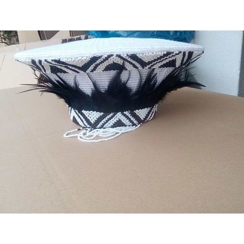 Hats Large Zulu Hat African Hat Isicholo African Bucket Hat
