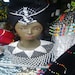 Handmade African Zulu Xhosa Head Wrap Doek, and Zulu Necklace 2 in 1 - Etsy