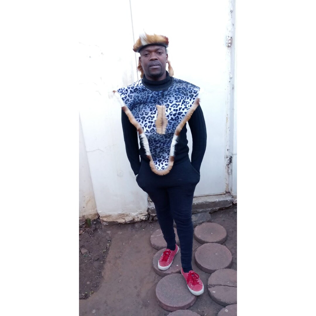 Zulu Chest Guard Mbata Ceremony Wedding Attire for Women and Men ...