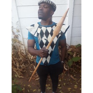 Royalty Real Cow Skin Zulu Vest Chest Guard Mbata Ceremony Wedding ...