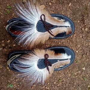 Black Authentic Zulu Imbadada Sandals Made From Genuine Springbok Hide ...