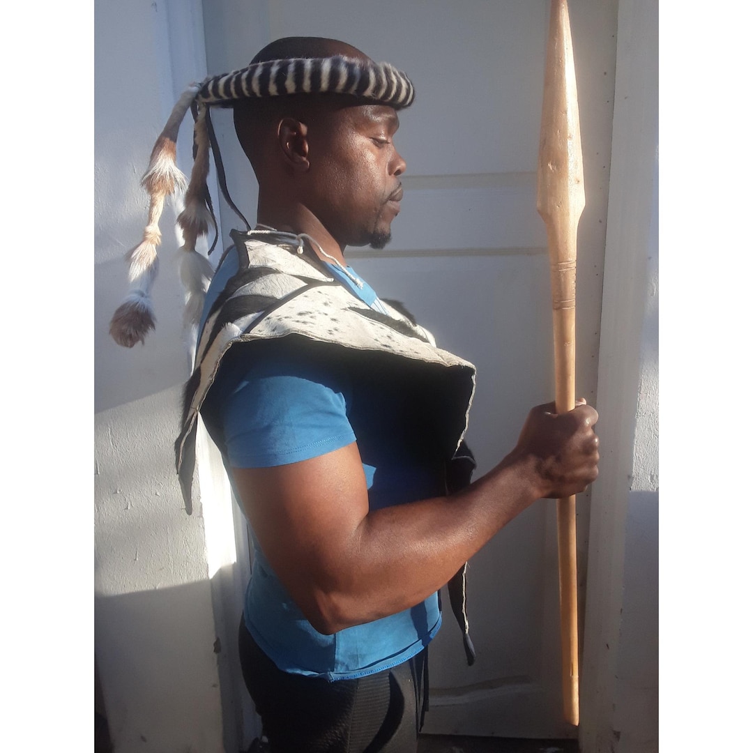 Royalty Real Cow Skin Zulu Vest Chest Guard Mbata Ceremony Wedding ...