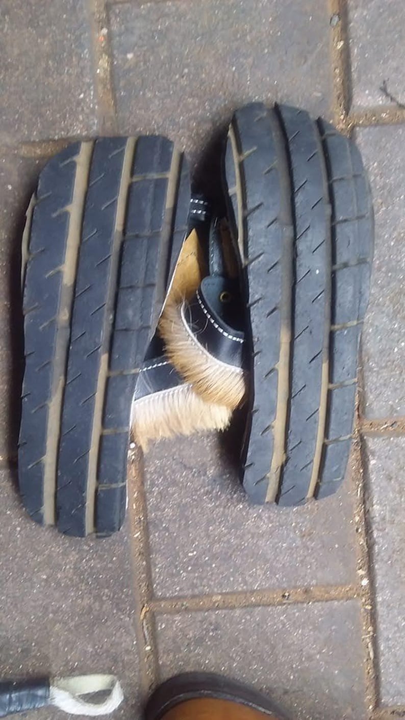 Authentic Zulu Imbadada Sandals Made From Genuine Springbok Hide and ...