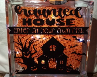 Glass Block Stand - Etsy