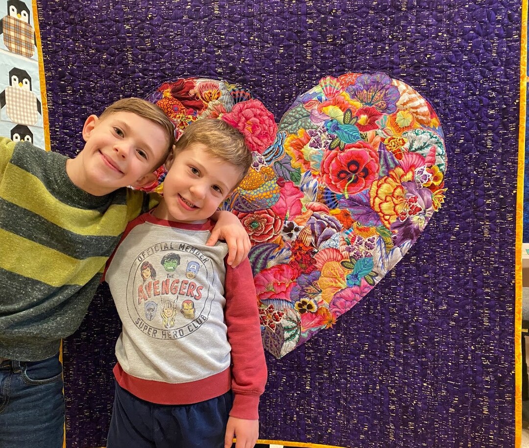 Heart Stopper Collage Art Quilt - Digital Download Pattern PDF - Etsy