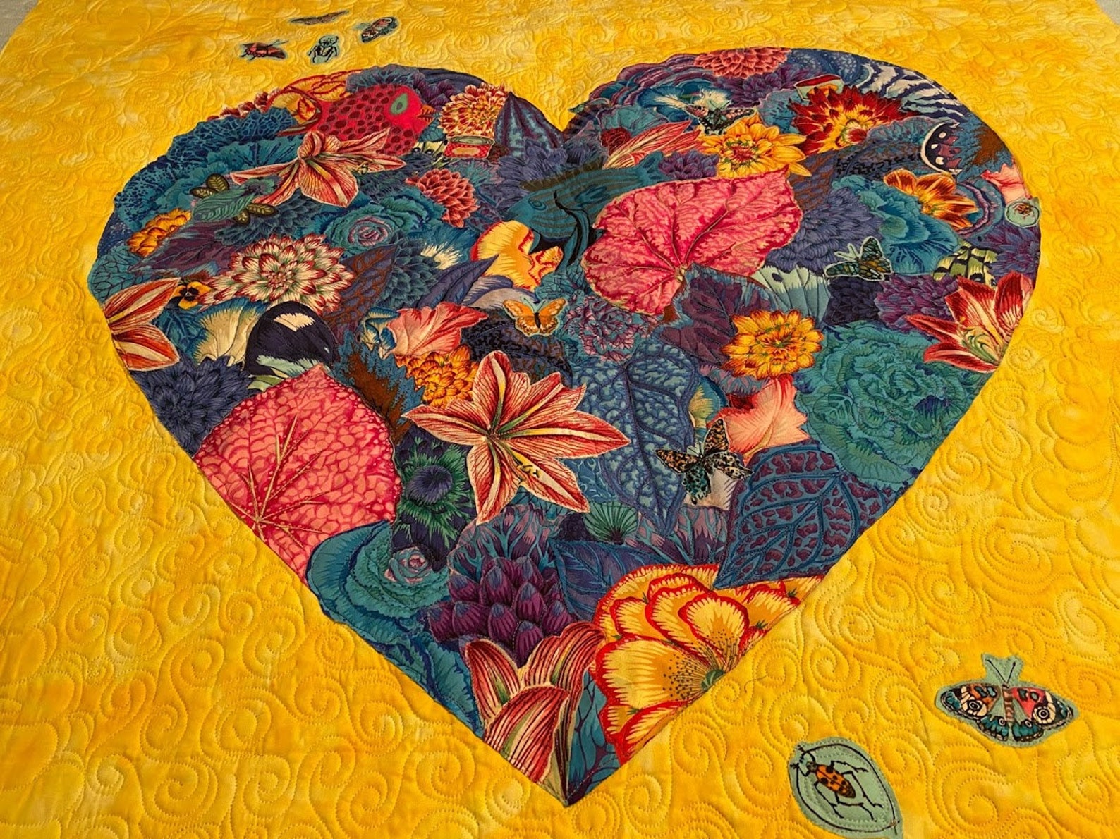 Heart Stopper Collage Art Quilt - Digital Download Pattern PDF - Etsy