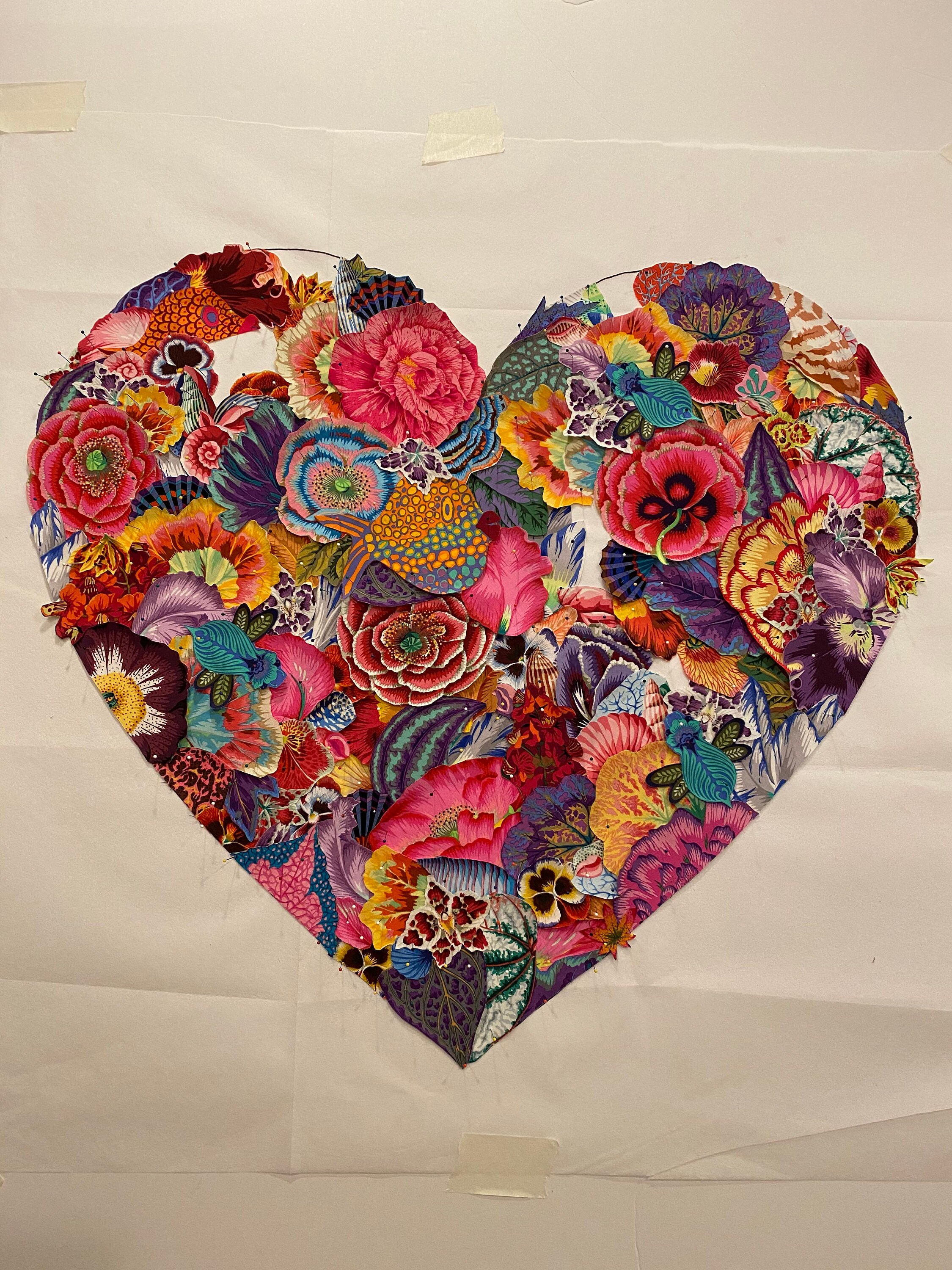 Heart Stopper Collage Art Quilt - Digital Download Pattern PDF - Etsy