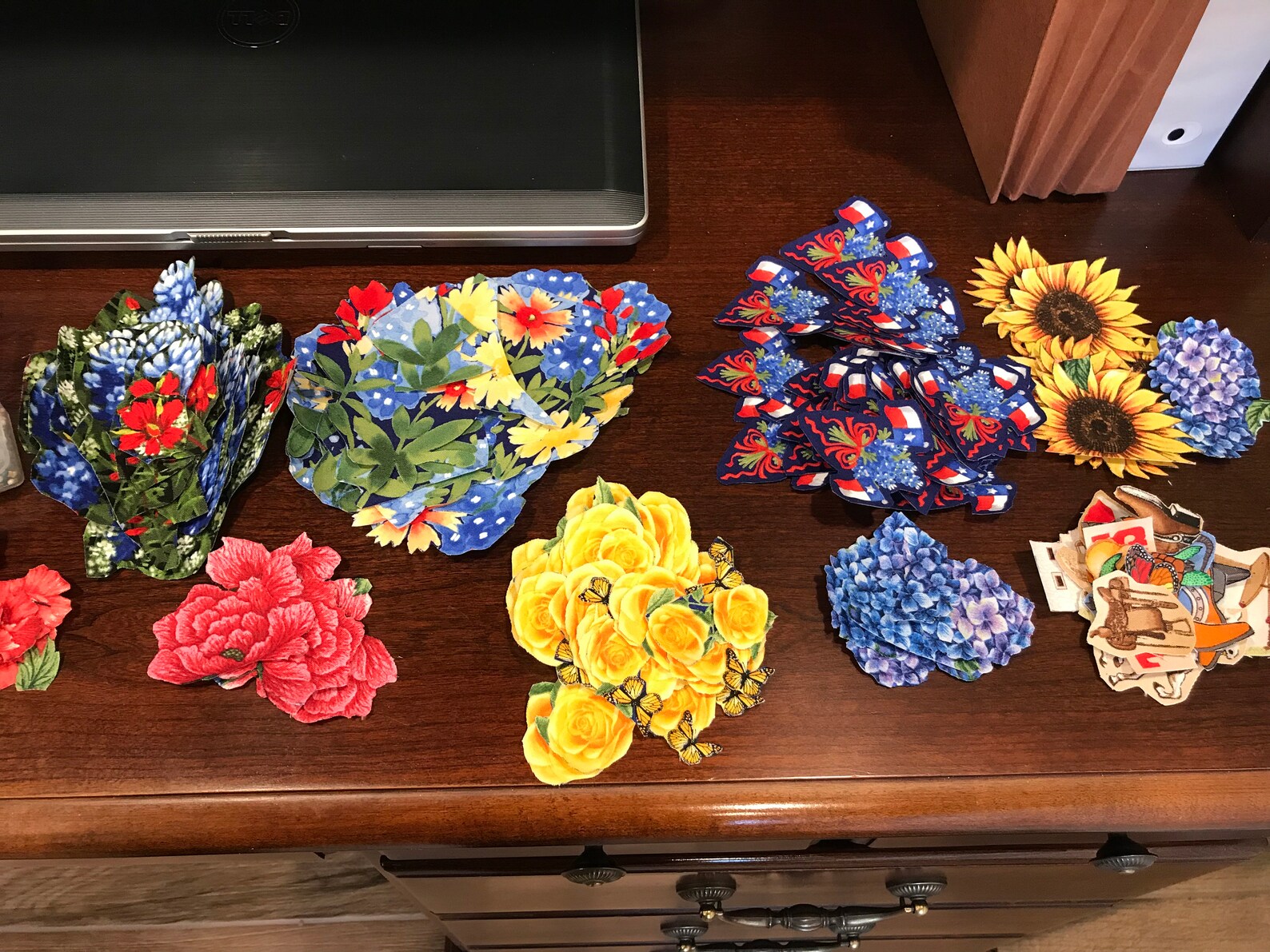 Bluebonnet the Longhorn Digital Download Collage Art Quilt Pattern PDF ...