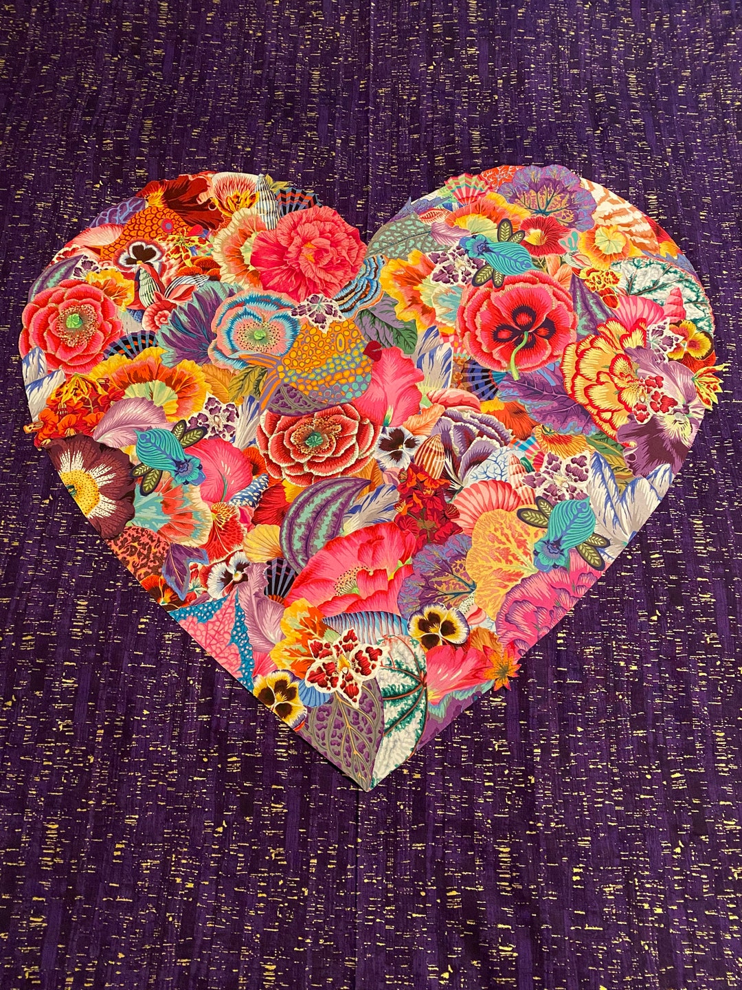 Heart Stopper Collage Art Quilt Digital Download Pattern PDF - Etsy