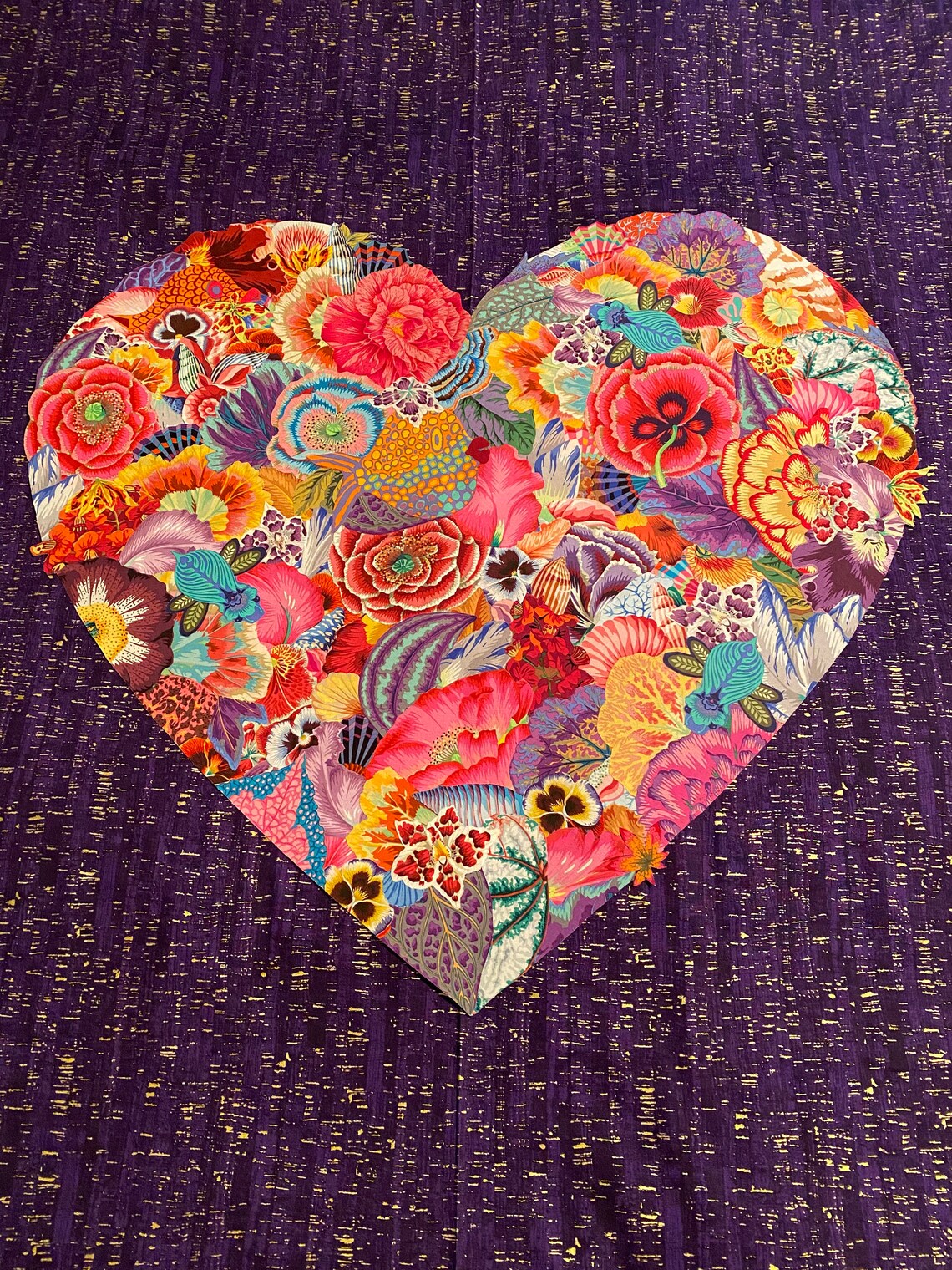 Heart Stopper Collage Art Quilt Digital Download Pattern PDF - Etsy