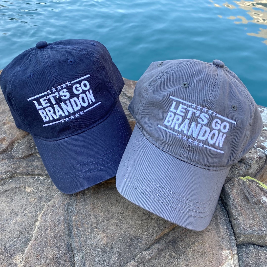 Lets Go Brandon Embroidered Hat - Etsy