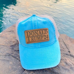 Donald Trump Leather Patch Hat - Etsy