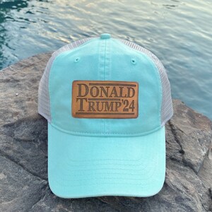 Donald Trump Leather Patch Hat - Etsy