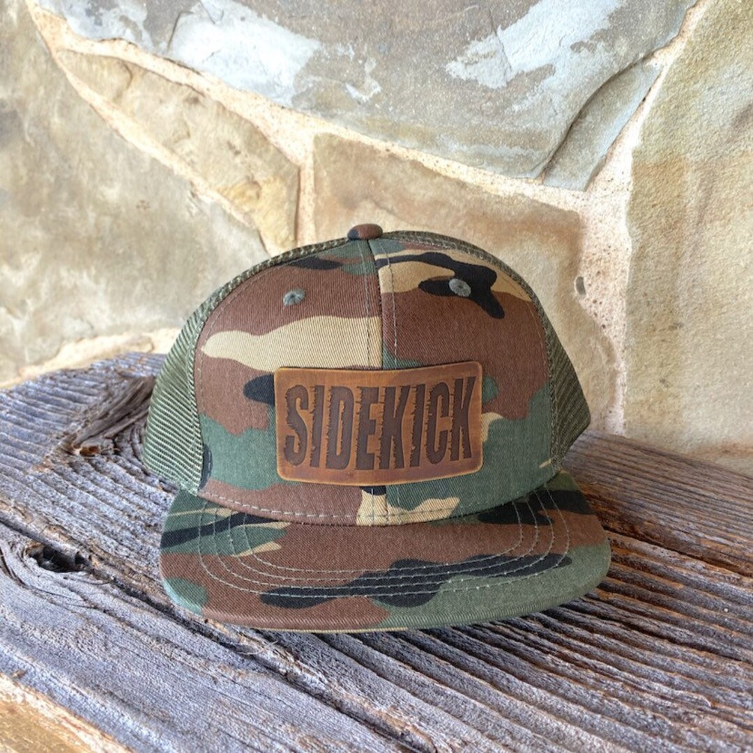 Kids Sidekick Leather Patch Hat - Etsy