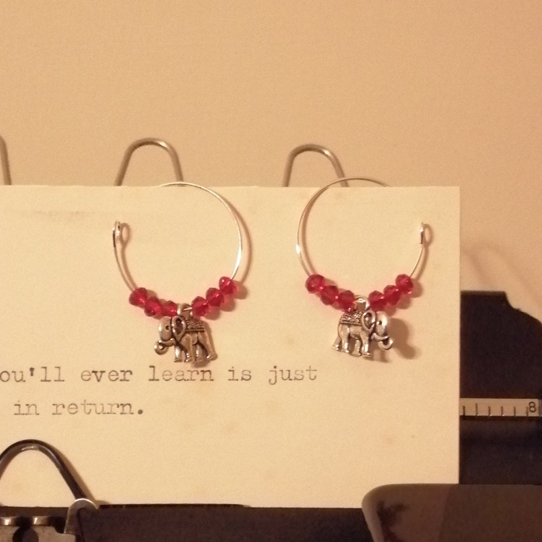 Moulin Rouge Inspired Hoop Earrings - Etsy