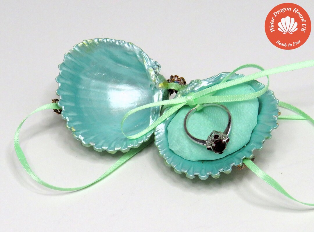 Unique Ocean Themed Ring Box for Romantic Proposal Idea. Secure ...