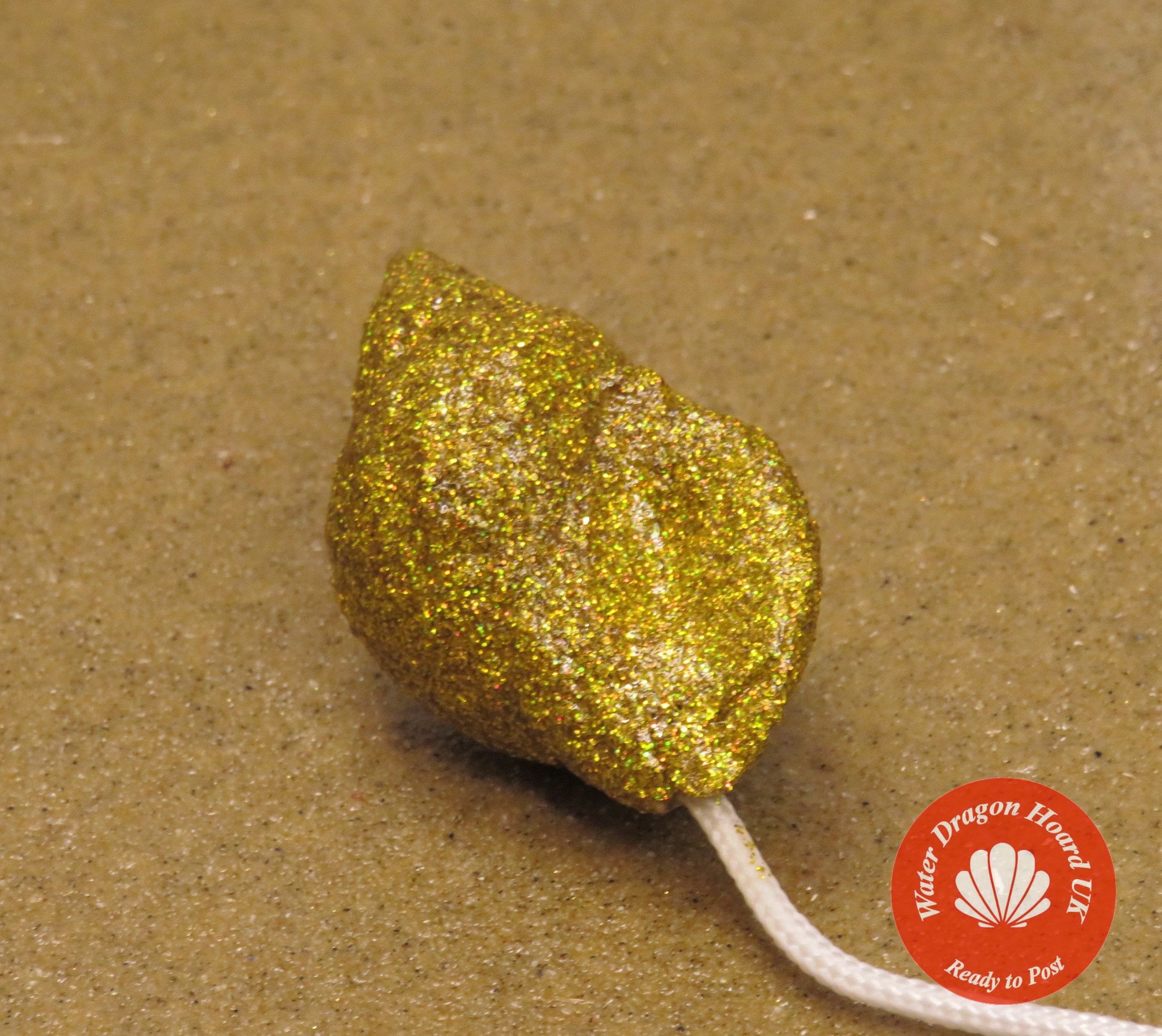 OOAK Nautical-themed Light Pull Handle From Beach Shell, Glittered in ...