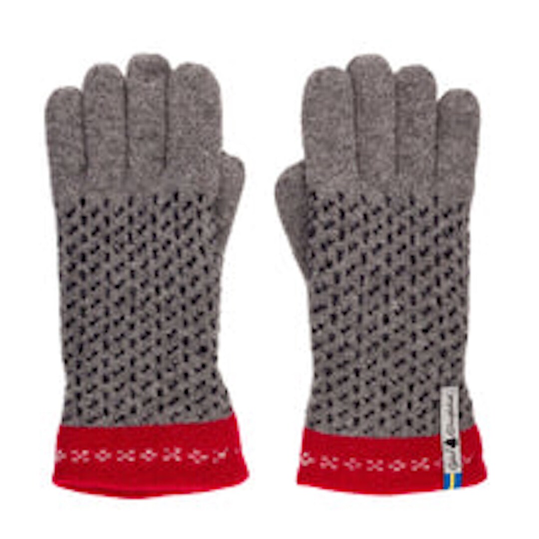 Skaftö Pattern Swedish Merino Wool Touchscreen Gloves Ojbro Vantfabrik ...